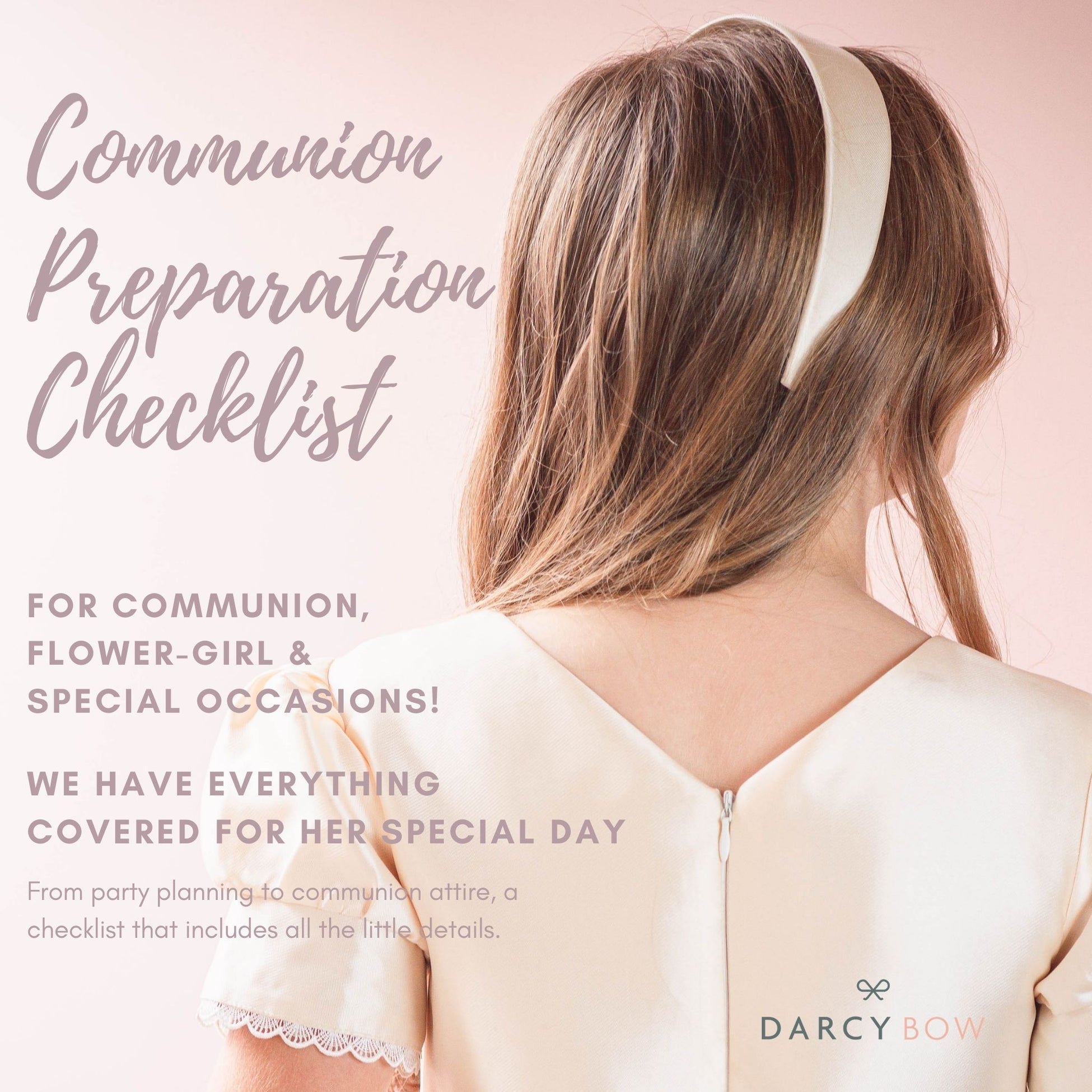 Communions in Ireland 2021 - checklist for 2021 – Darcybow
