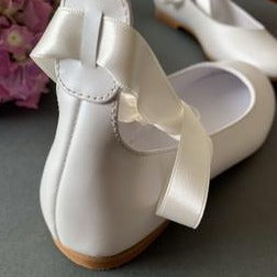 Girls Leather Communion Shoes Ireland - Darcybow